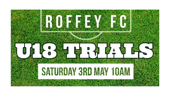 Under 18s Trials | Roffey Football Club